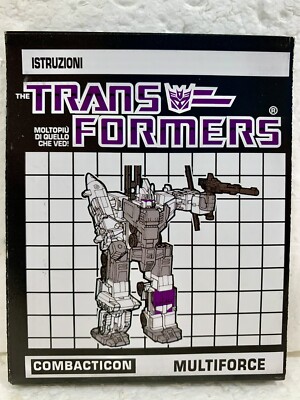 G1 Combaticons: repro Multiforce (Bruticus) giftset combiner manual NEW ...