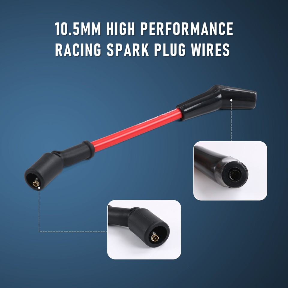 19005218 LSx LS1 LS2 LS3 LS7 LS6 High Heat Spark Plug Ignition Wires 10 ...