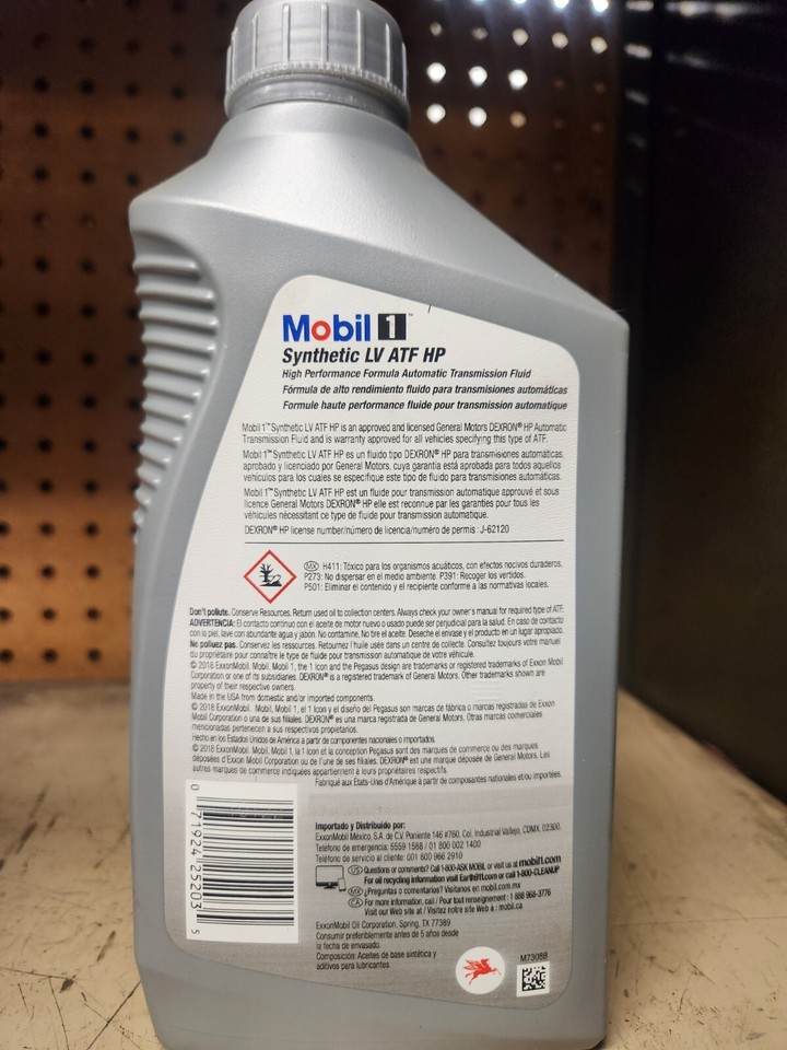 Mobil 1 Synthetic LV ATF HP | eBay