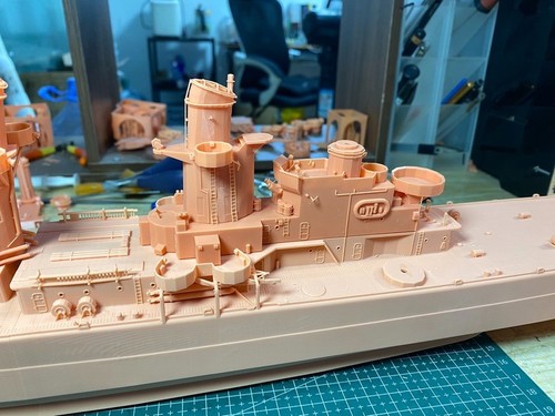 3d Printed Kit Model 1/200 Atlanta Class Light Cruiser(full Hull ...