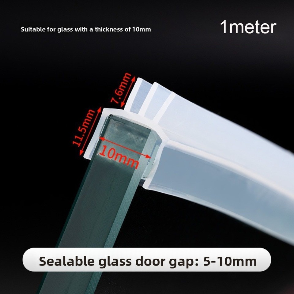 1/3meter Silicone Rubber Window Sealing Strips Sliding Glass Door ...