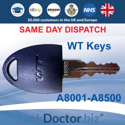 WT WangTong Furniture Replacement Keys A8001 to A8500 | FREE SHIPPING ...