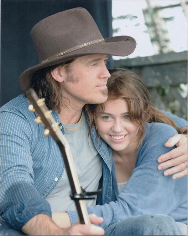 Billy Ray Cyrus And Miley Cyrus Photoshoot