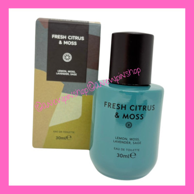 M&S Discover Intense Fresh Citrus & Moss EDT Aftershave 30ml NEW Marks ...