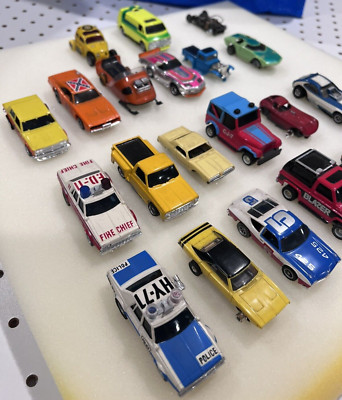 Vintage General Lee, Baja Bug, Police, Fire: Tyco, AFX, Aurora HO Slot ...