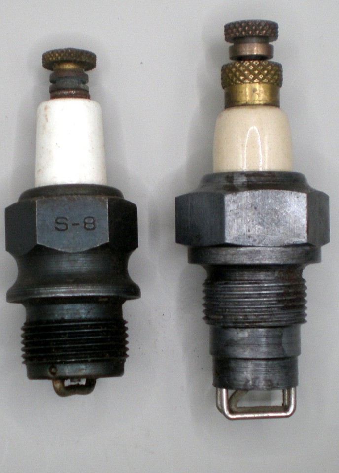 Three Antique Spark Plugs with Unusual Bottoms | eBay