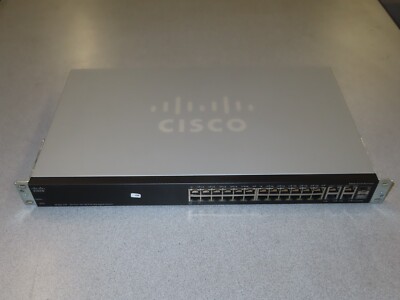 Cisco SF300-24P 24-Port 10/100 PoE Managed Network Switch | eBay