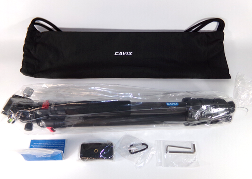 NEW Cavix CT2540 Carbon Fiber Tripod Kit w/ Bag | eBay