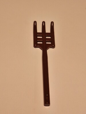LEGO Minifigure Utensil Pitchfork With Flat End X1 Reddish Brown (95345 ...