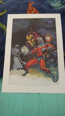 Editions Semic France 1995 Art Print Captain Marvel Strange 73 1976 ...