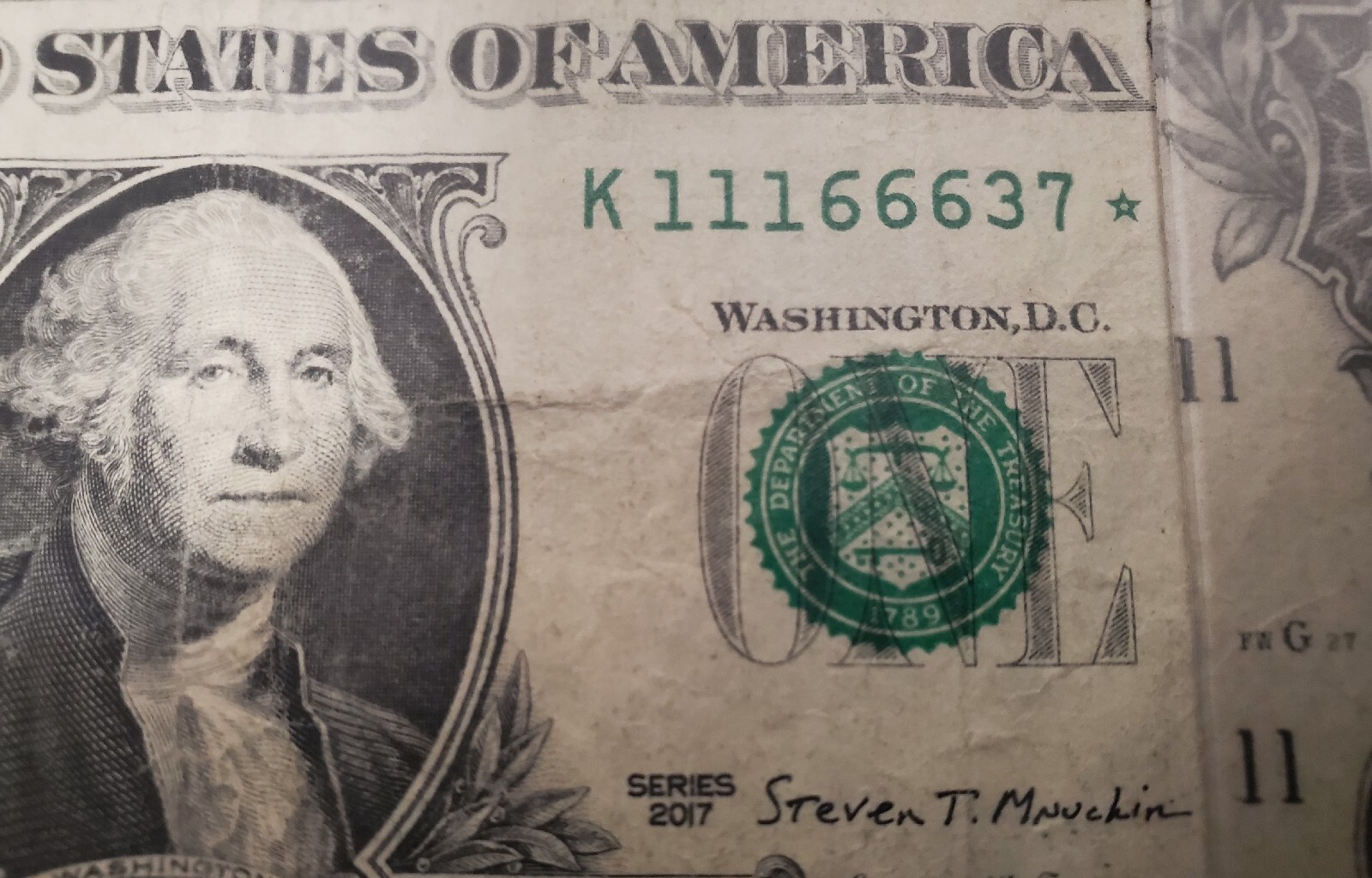 RARE Santanic 666, $1 One Dollar Bill Star* Note 2017 K11166637* | eBay