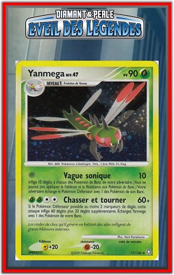 Yanmega Holo - DP06:Éveil des Légendes - 17/146 - Carte Pokémon ...