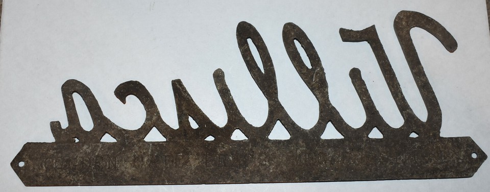 Vintage Villisca IA Home of Tall Corn License Plate Topper Axe Murders ...