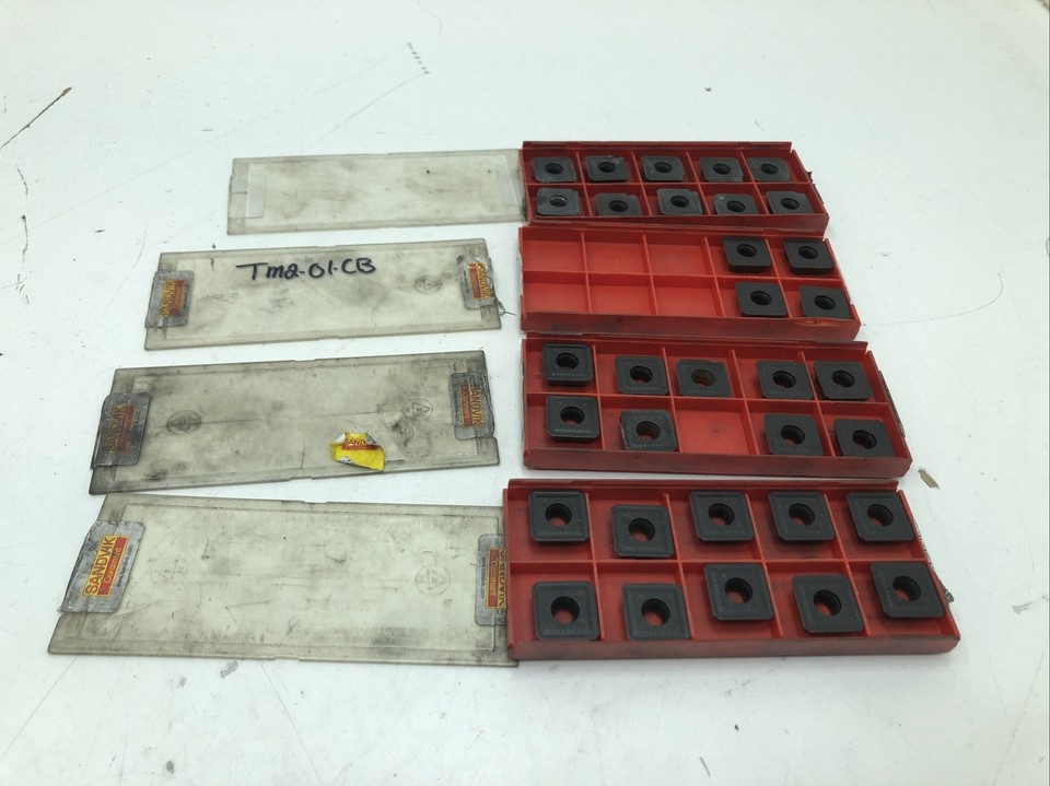 (Qty.33) Sandvik R245-18T6M-KM Carbide Mill Inserts. | eBay