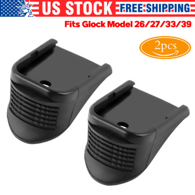 2 PACK - PG-26XL - Fits GLOCK 26/27/33/39 - PG26XL Grip pinky Extension ...