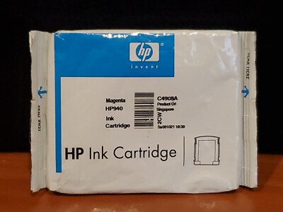 Genuine HP 940 Printer Ink Cartridge Magenta C4908A Hewlett Packard ...