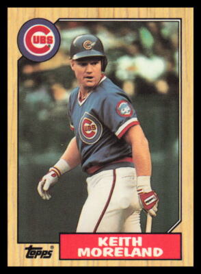 1987 Topps Tiffany #177 Keith Moreland | eBay