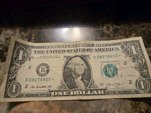 Series 2013 Duplicate B Star Error Note One Dollar Bill FW .. Find My ...