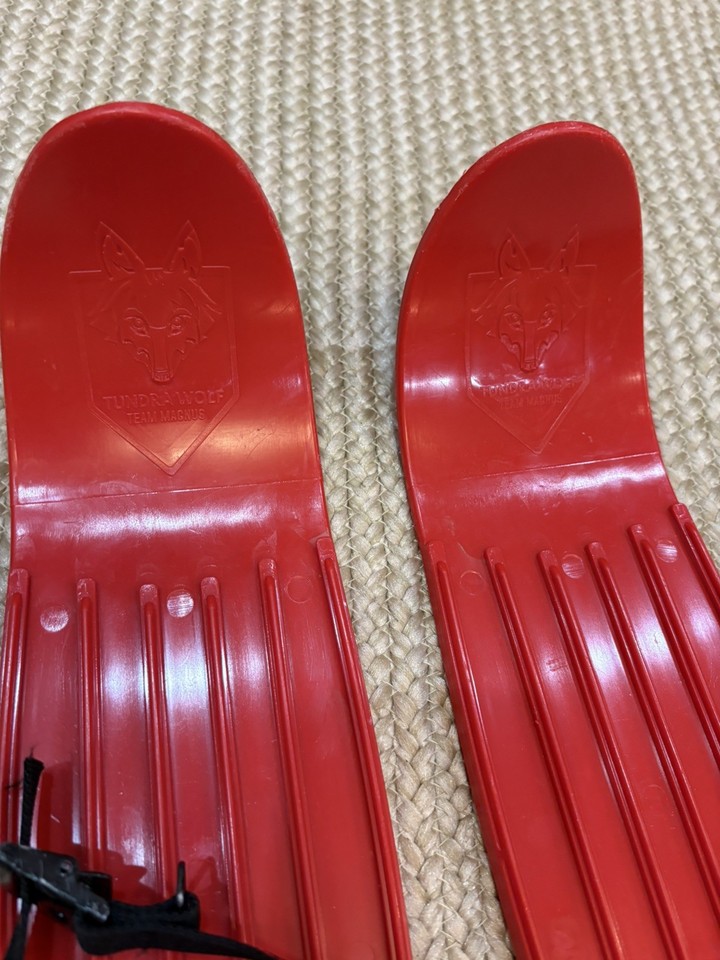 Tundra Wolf Short Snow Skis Mini for Kids 26"x4" with 3" Ski Tip | eBay
