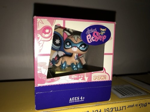NIB 2009 Littlest Pet Shop Comic Con Shorthair POW Cat - RARE & Hard to ...