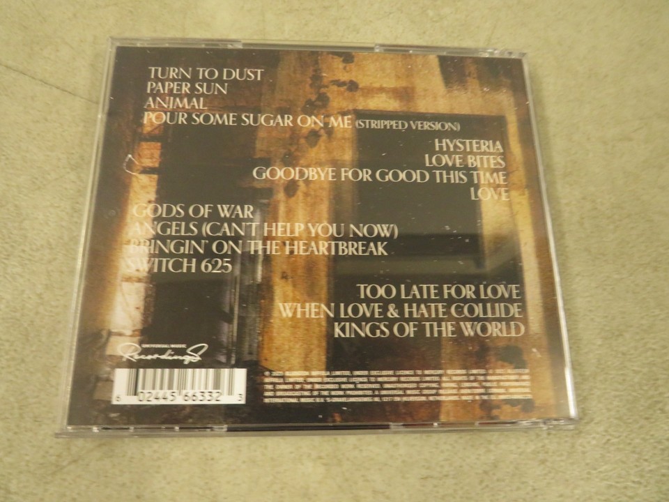 Signed Insert Def Leppard Drastic Symphonies 2023 CD UMR 00602445663323 ...