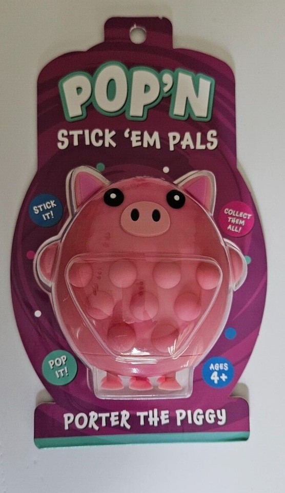 New POP'N STICK'EM PALS Fun Fidget Popper Toy Animal Figure PICK ONE | eBay