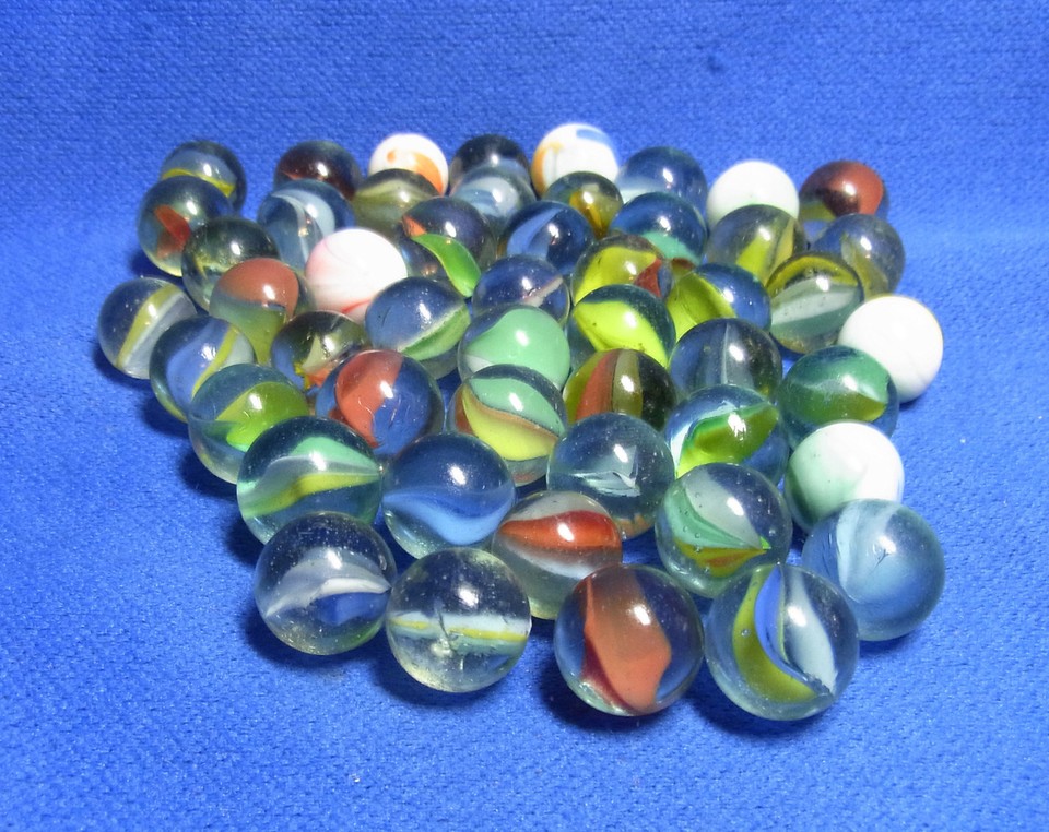 Lot of 50 Pieces Glass Marbles #E3 | eBay