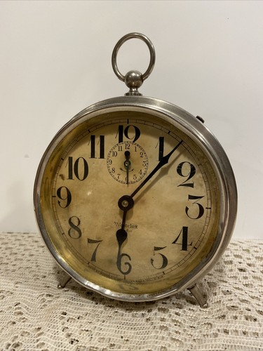 Vintage 1920’s Westclox Big Ben Steel Case Wind Up Peg Leg Alarm Clock ...