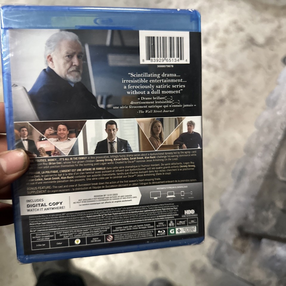 Succession: The Complete First Season (Blu-Ray 2018)sealed | eBay