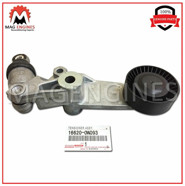 166200w093 Genuine Toyota Belt Tensioner ASSY 16620-0w093 for sale ...