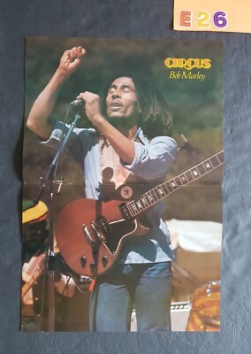 Bob Marley Circus Magazine Centerfold Circa Late 70's | eBay