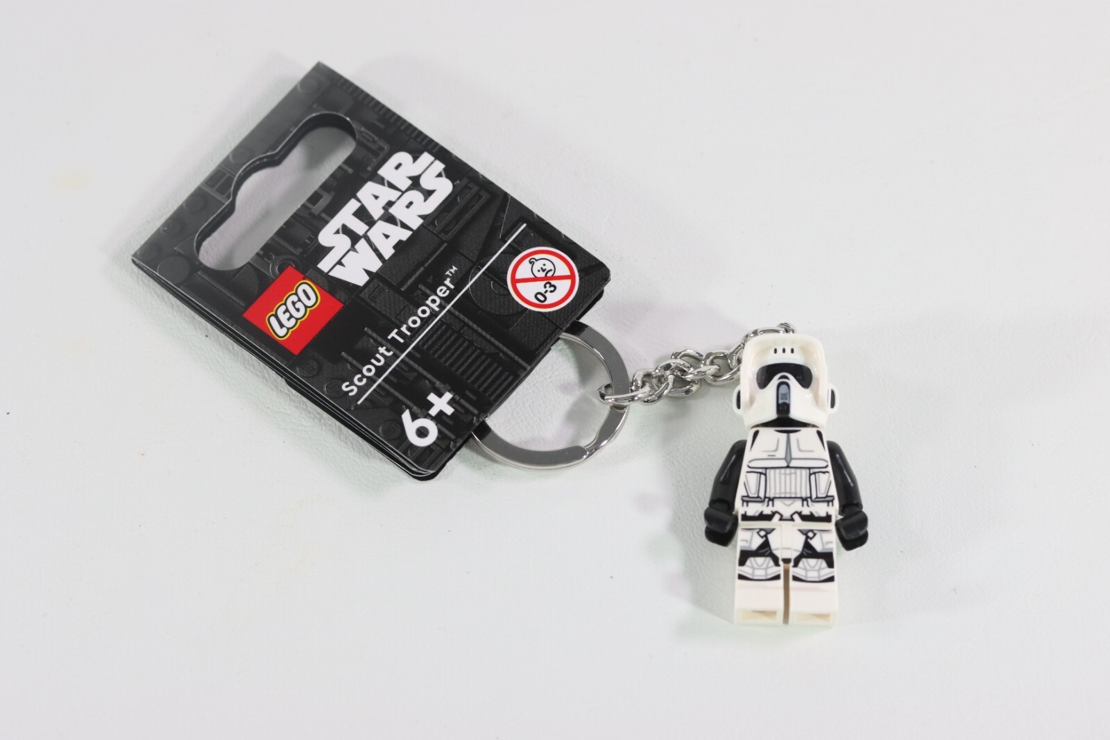 LEGO® Star Wars Scout Trooper (Black Arms, Printed Legs) Key Chain ID ...