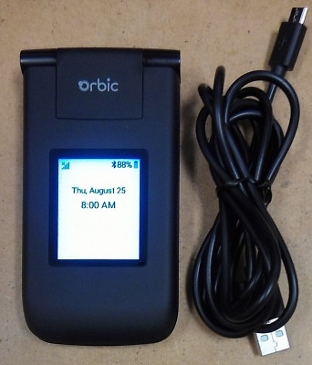 Orbic Journey V RC2200L - Black ( TracFone ) 4G VoLTE Global GSM Flip ...