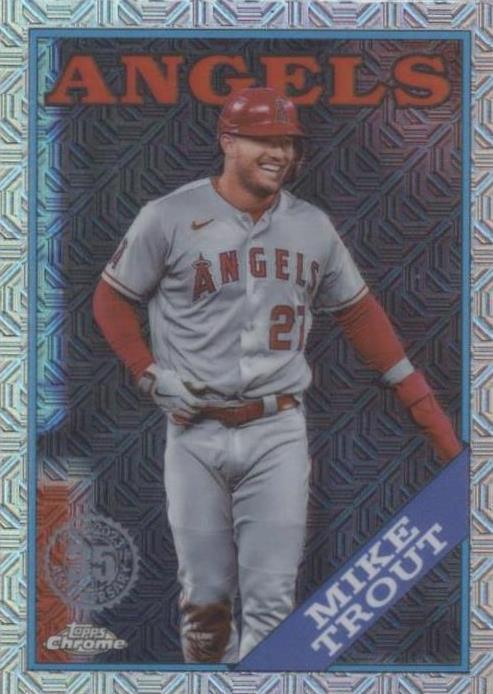 2023 Topps Series 2 - 1988 Topps Chrome Silver Pack Mojo Mike Trout ...