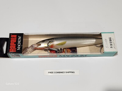 Rapala Floating Magnum #18 Crankbait Silver FMAG-18 S New | eBay