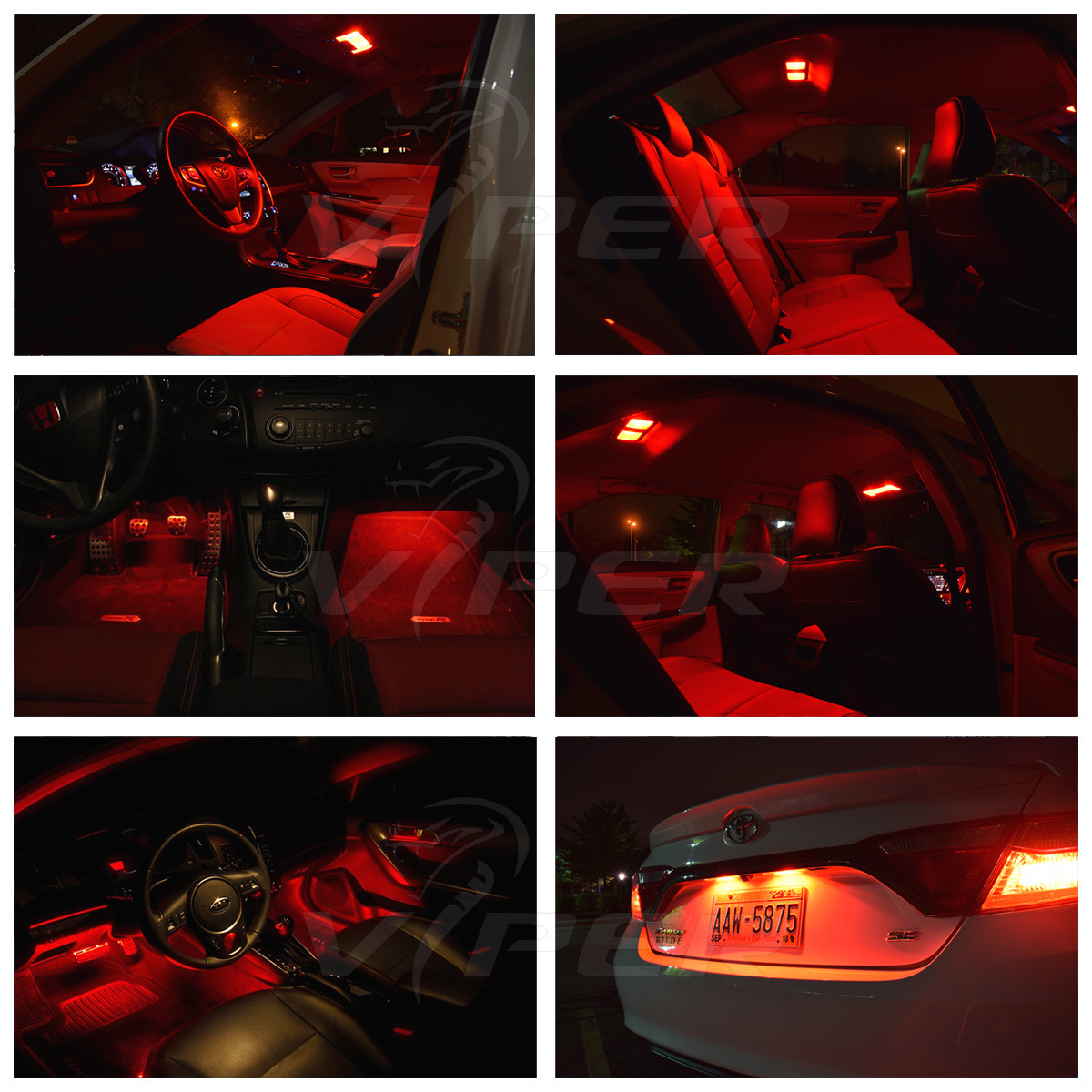 2005-2013 Chevrolet Corvette C6 Red LED Interior Lights Package Kit | eBay