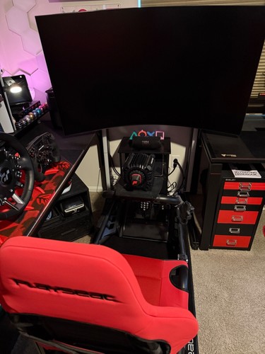 Sim Rig Fanatec Gran Turismo DD Extreme + Odyssey ARK 2 55" + Playseat ...