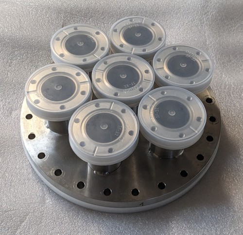 Mdc Aspiration Multiport Bride 10 " Conflat Et 7x 2 3/4 Uhv Lesker ...