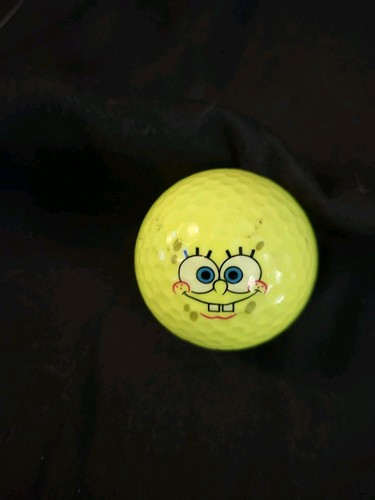 Spongebob Squarepants Logo Golf Ball (1) Wilson Pre-Owned | eBay