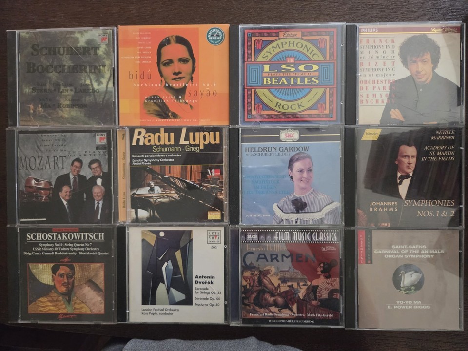 Classical Music CD Lot, (Sony, Naxos, Phillips, EMI, Nimbus, Deutsche ...