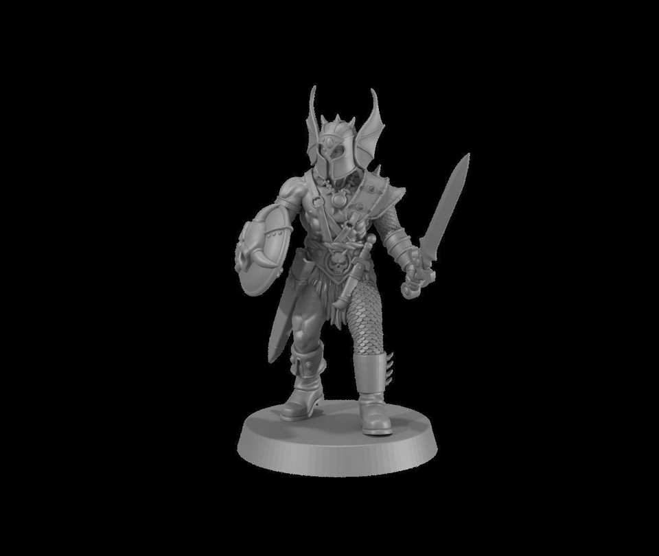 DnD Cartoon Show Miniatures Villains Venger Unpainted 28mm or 32mm ...