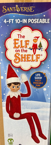 5 FT POSEABLE ELF ON THE SHELF INDOOR/OUTDOOR CHRISTMAS DECOR GIANT ELF ...