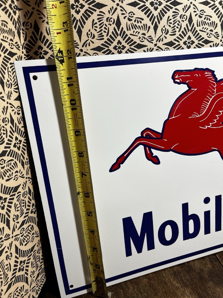 Mobil Oil Metal Signs Lot Of 2. Reproduction Of Original VTG Metal ...