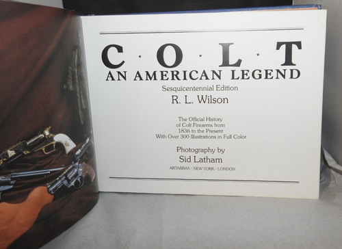 Book: Hardcover Book, Colt An American Legend, official History ...