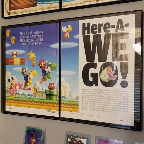 FRAMED Retro 2009 New Super Mario Bros ad/poster Video Game Wall Art | eBay