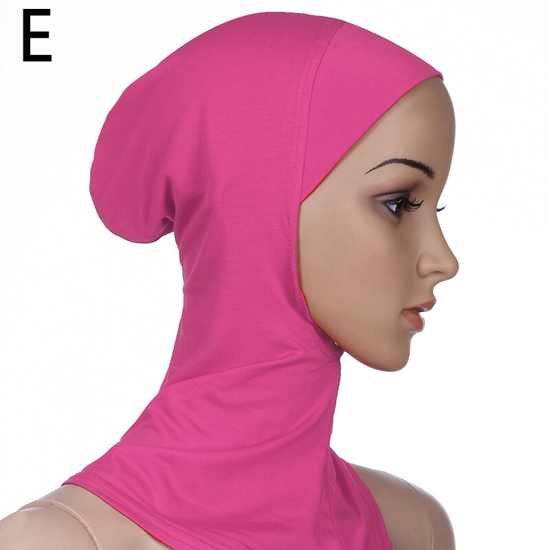 Women's Under Scarf Cap Bone Bonnet Ninja Hijab Islamic Neck Cover Muslim Hat | eBay