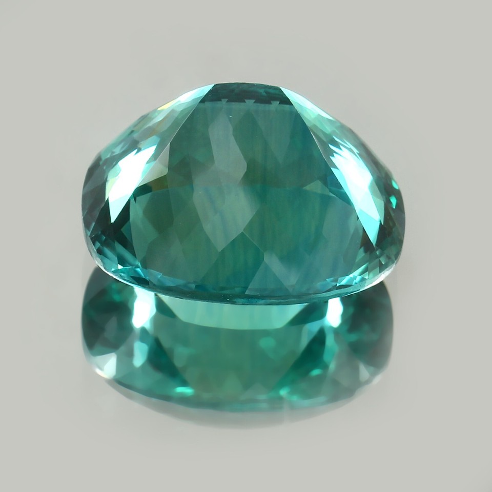 AAA Natural Ceylon Green Color Parti Sapphire Cushion Cut Loose ...