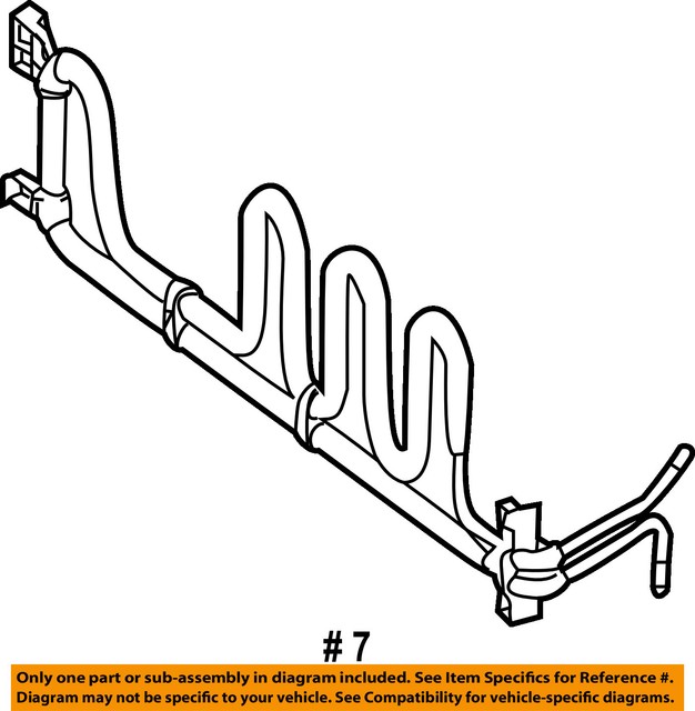 Genuine Mercedes-Benz Power Steering Oil Cooler 2044600143 OEM for sale ...