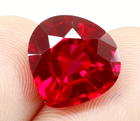 12.5X12.2mm Natural Certified Flawless Burmese Red Ruby Pear Cut Loose ...