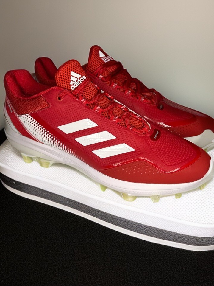 Adidas Icon 7 Red Cleats Size 13 | eBay